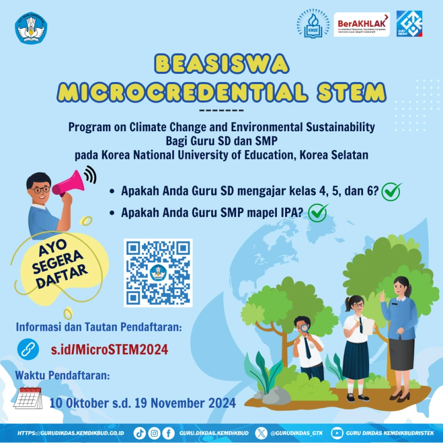 Microcredential bidang STEM dibuka, mengambil tema Climate Change and ...